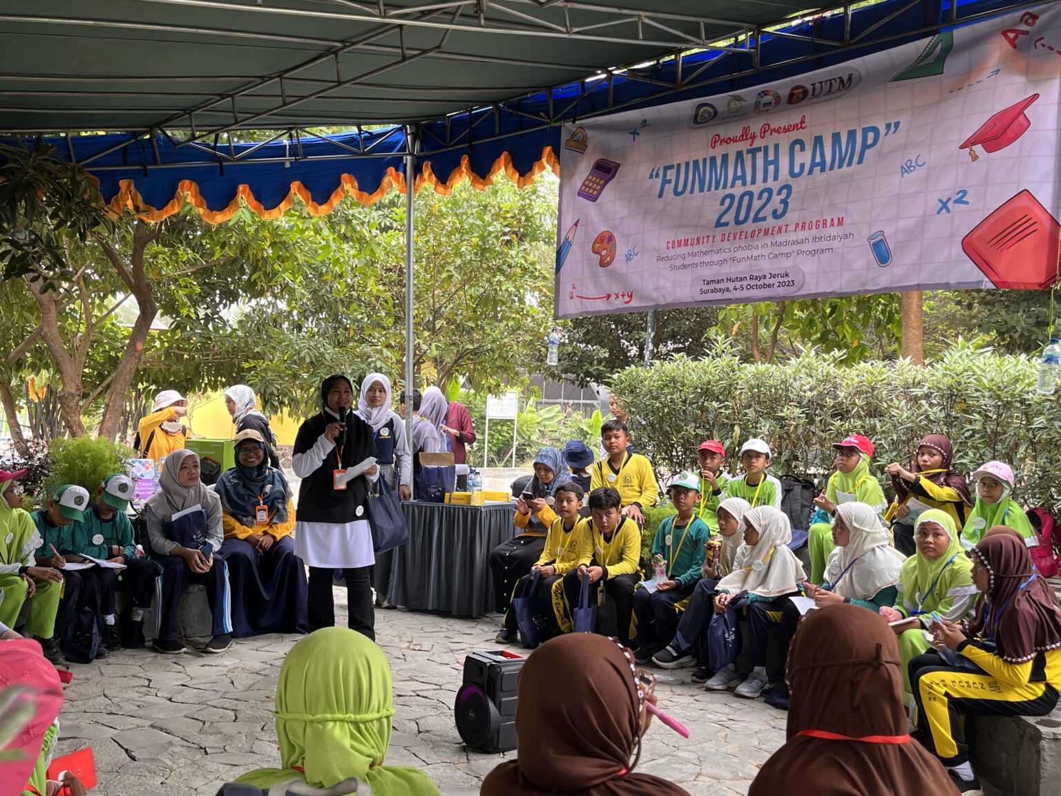 Playing and Learning Math Through FunMath Camp 2023 - S1 Matematika Fakultas Sains dan Teknologi ...